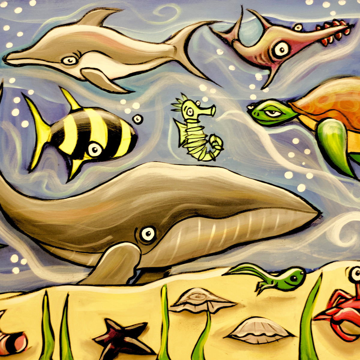 Ocean Critters - Canvas Print – Art of Henry