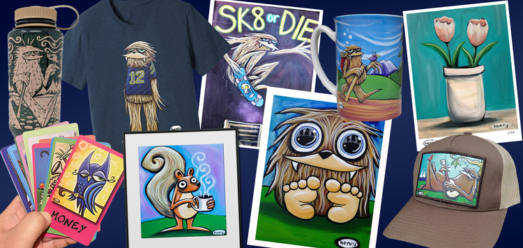 Art of Henry | Seattle Artist | Shop Gifts, Paintings & More!