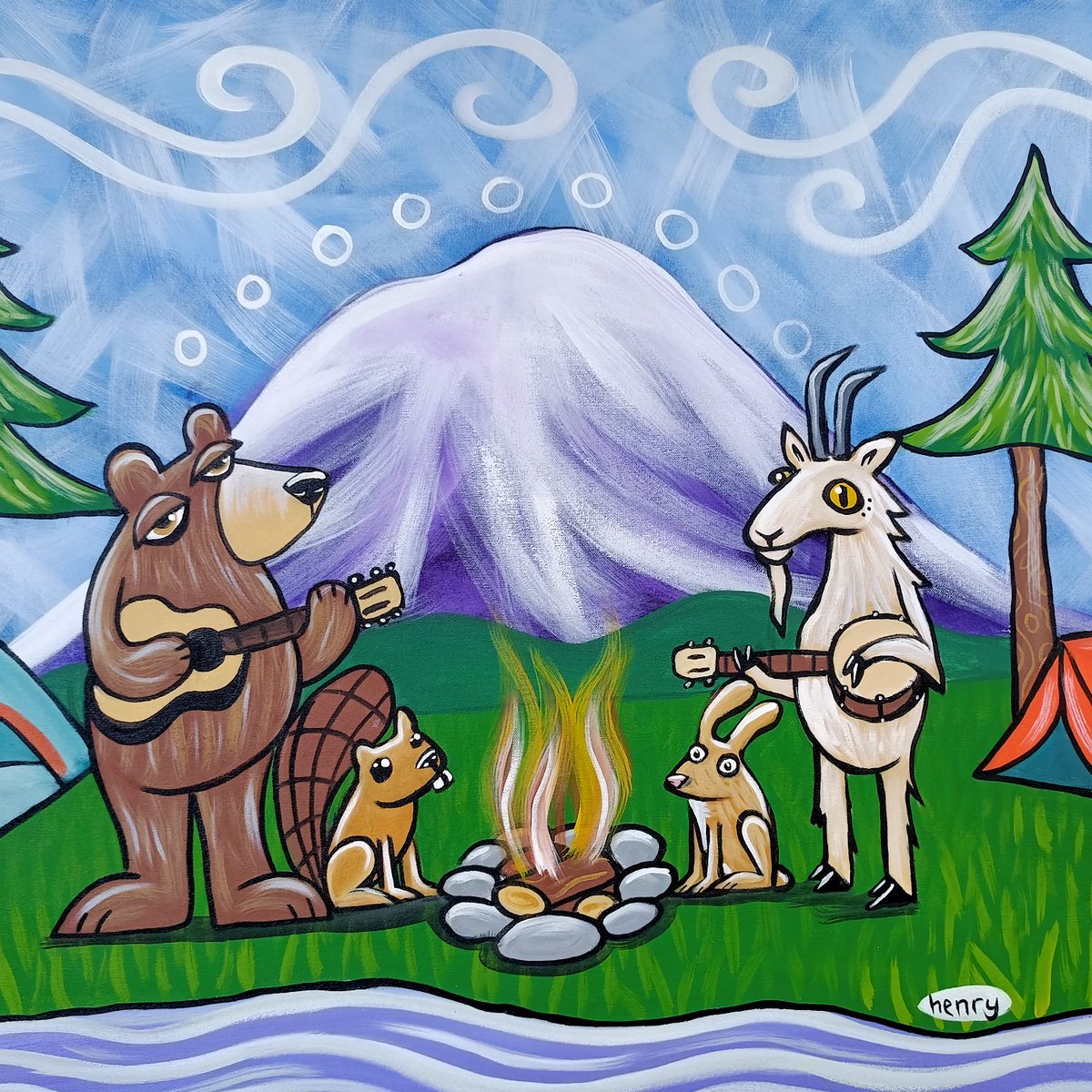 Campfire Songs - Poster – Art of Henry