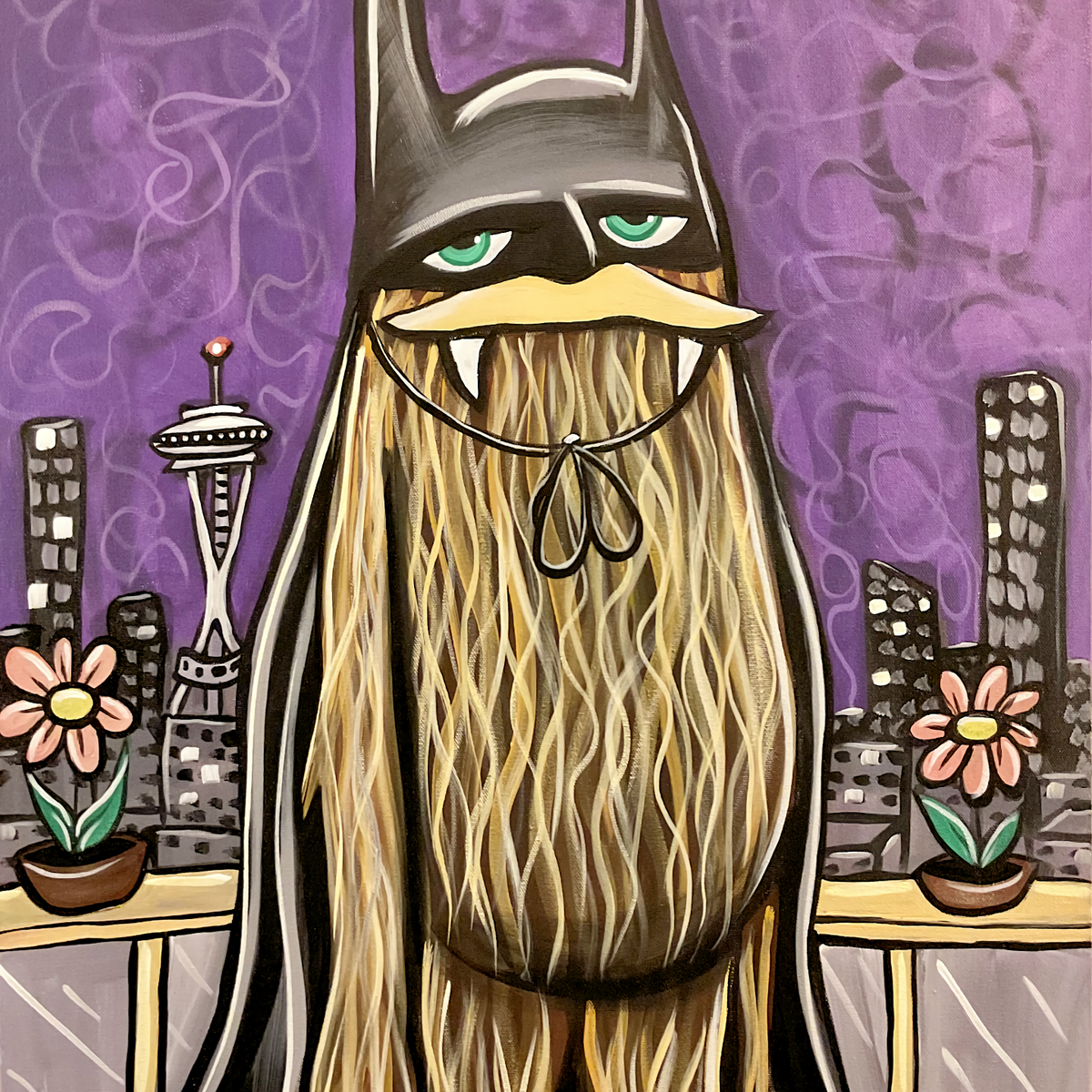 Batsquatch - Canvas Print – Art of Henry