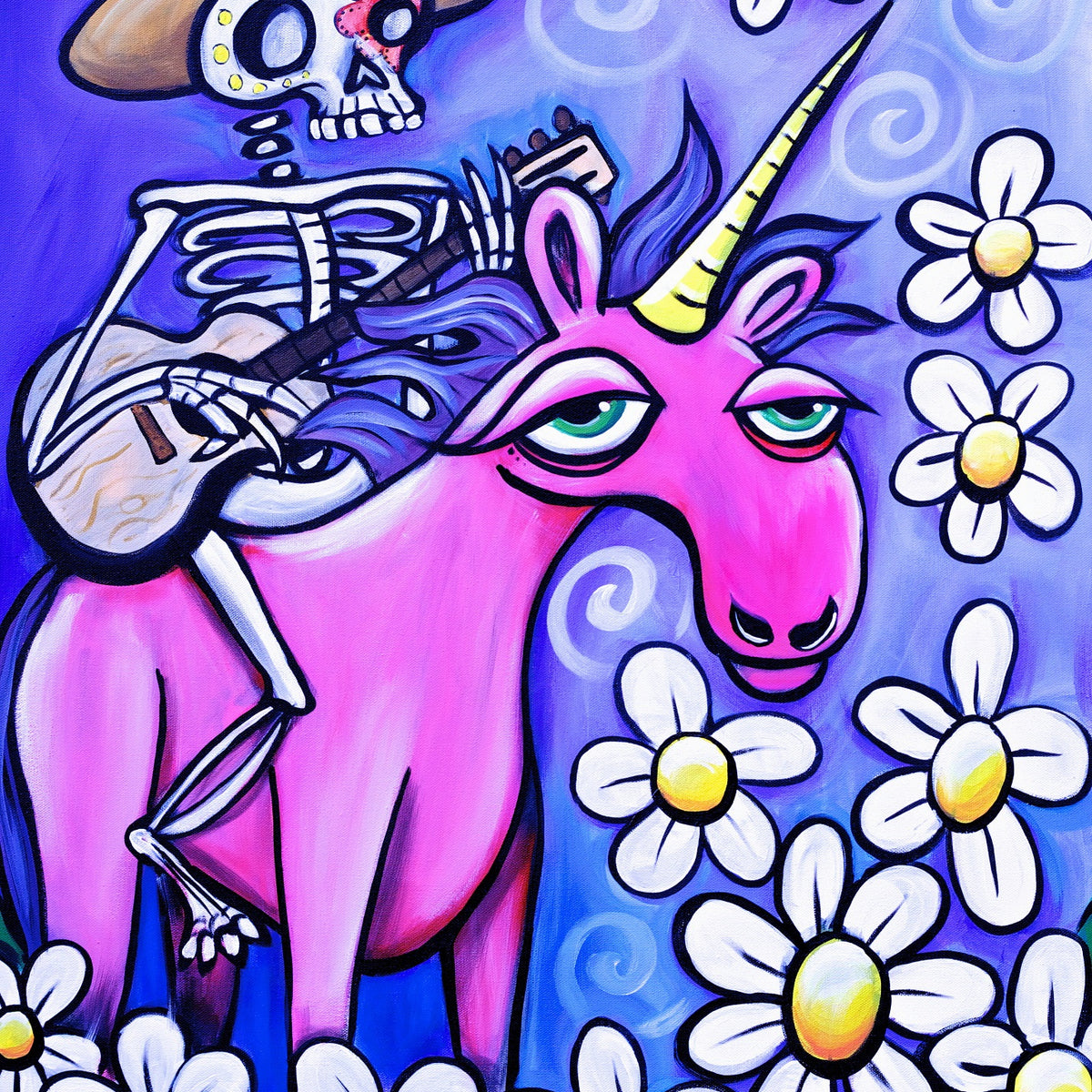 Skeleton Cowboy - Poster – Art of Henry